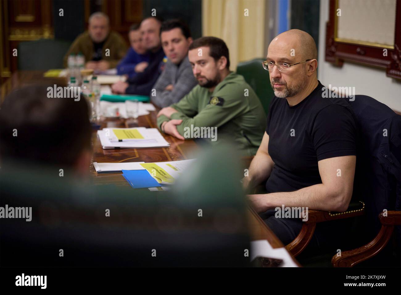 Office of prime minister of ukraine denys shmyhal hi-res stock ...
