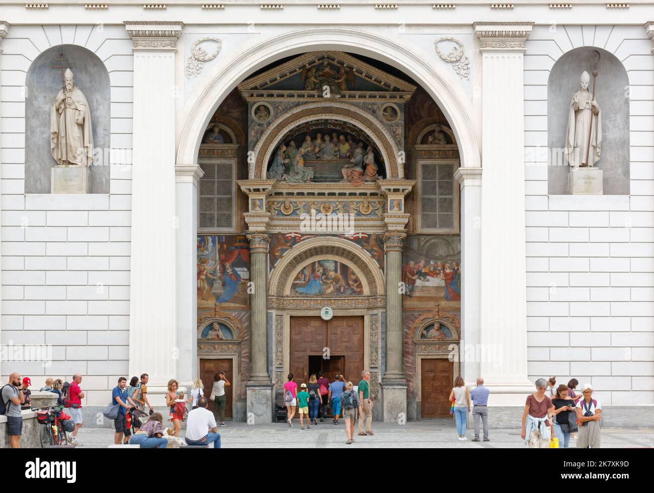 Terracotta facade of the cathedral hi-res stock photography and images ...