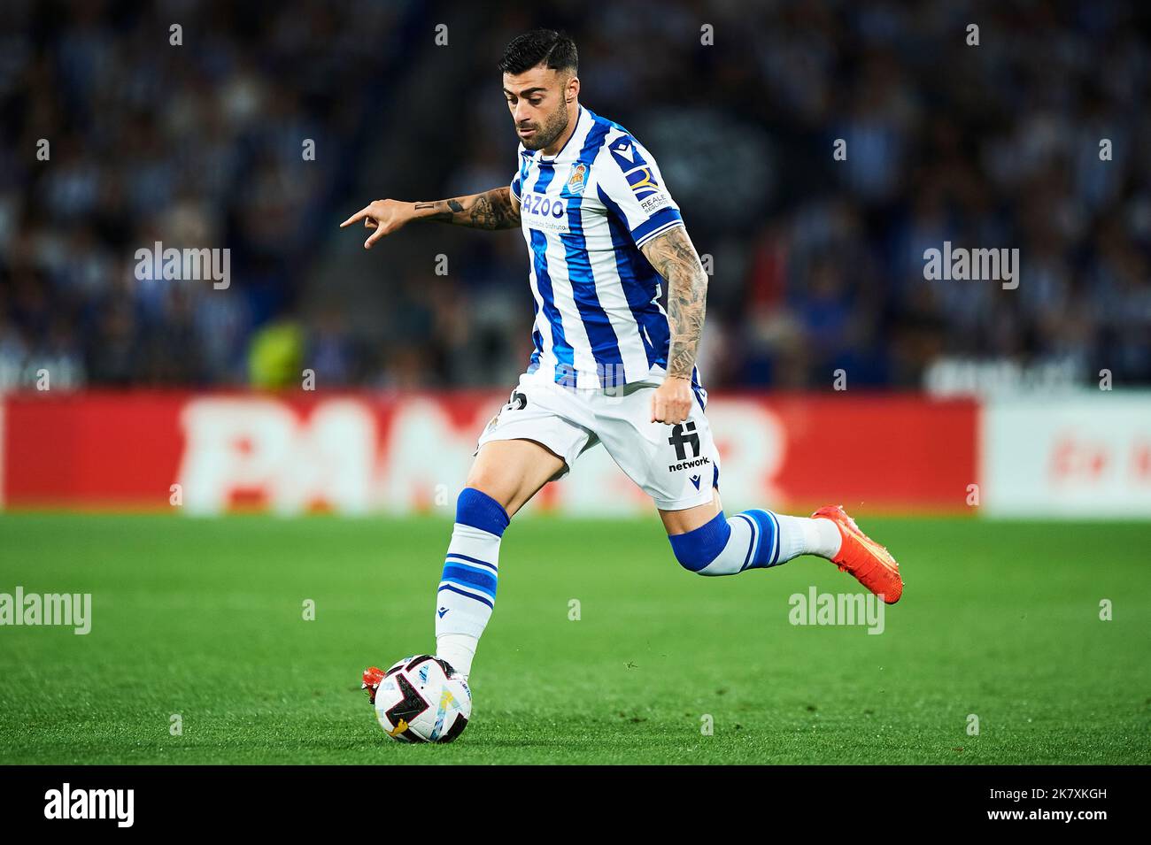 Diego Rico of Real Sociedad during the La Liga match between Real ...