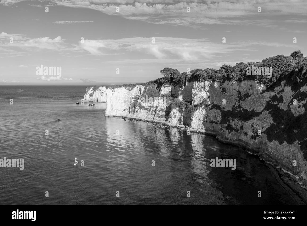 Landscape photo of the Old Harry Rocks in Dorset Stock Photo - Alamy