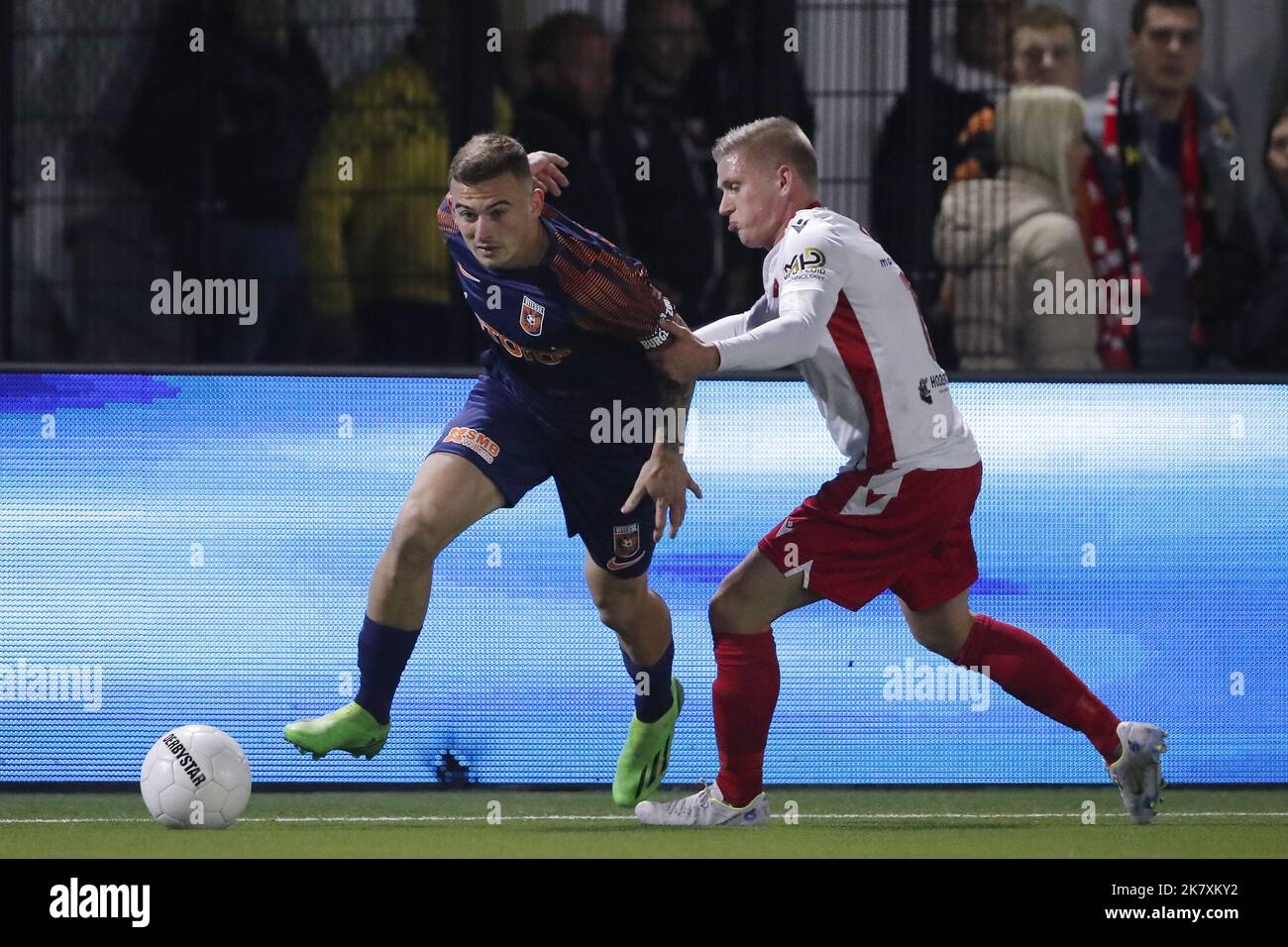 Werkendam - (lr) Kacper Kolowski of Vitesse, Kevin Cornet or Kozak Boys ...