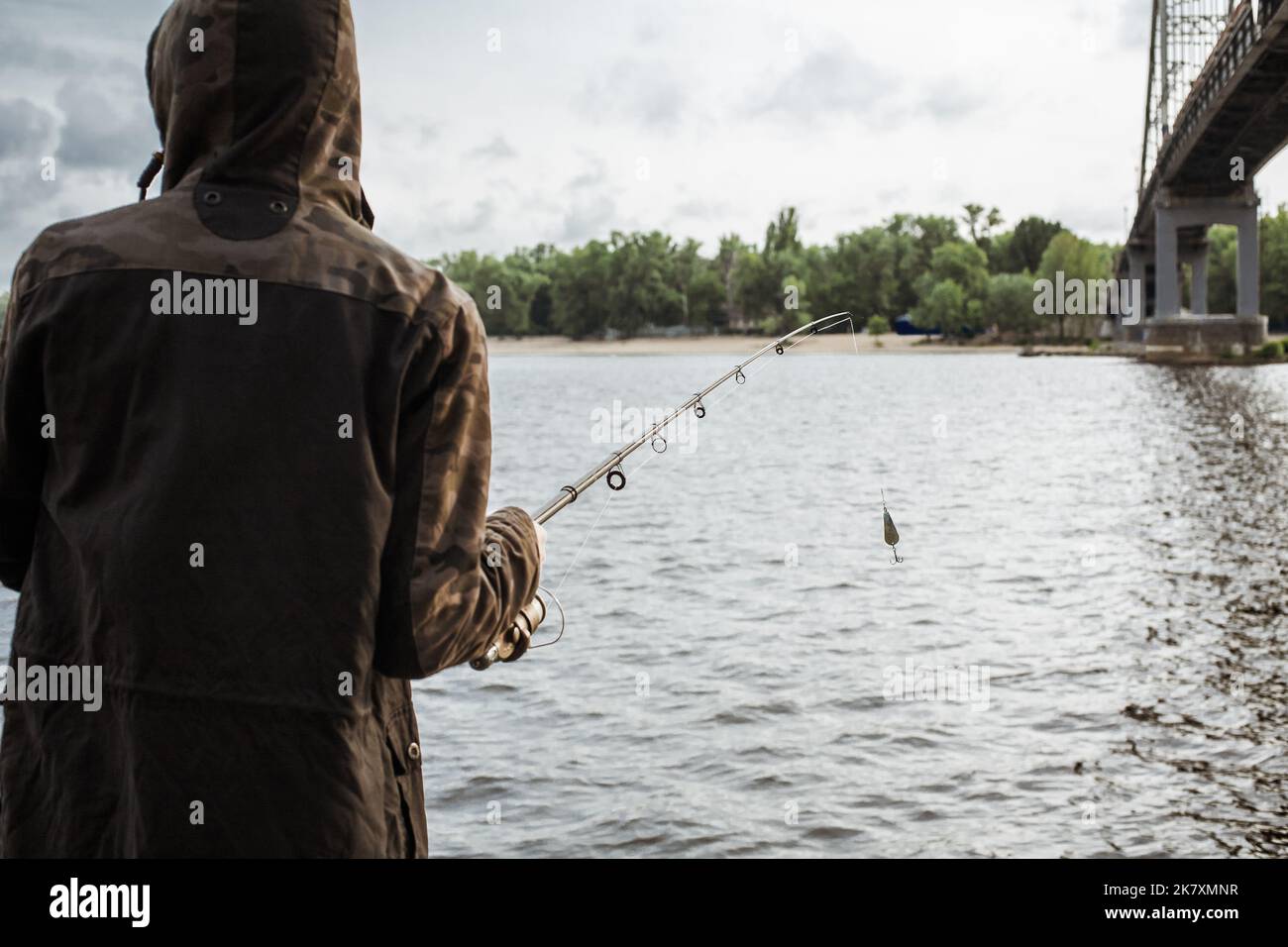 Fish fisherman man male casting hi-res stock photography and images - Alamy