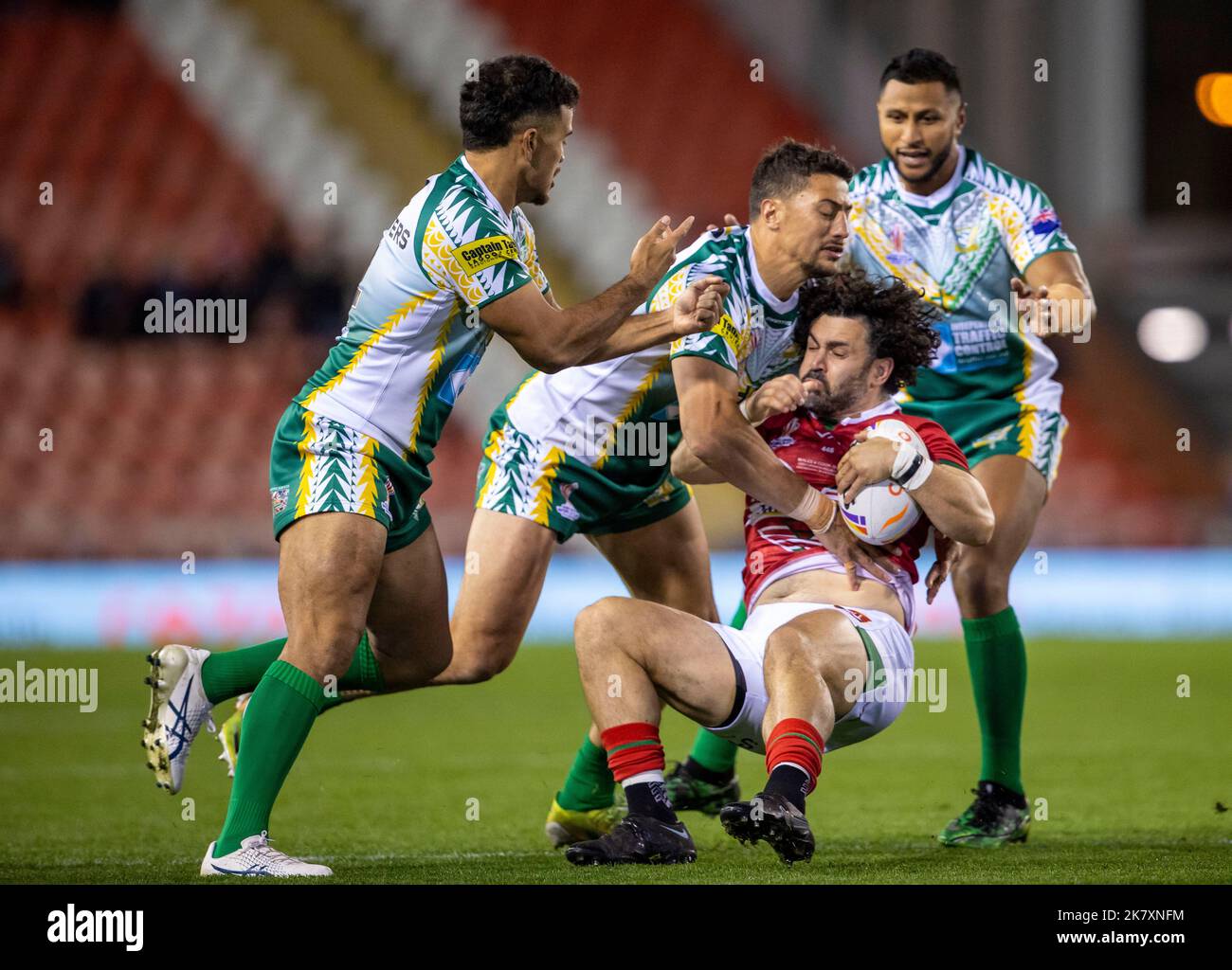 Leigh Sports Village, Greater Manchester, UK. 19th October 2022; Leigh ...