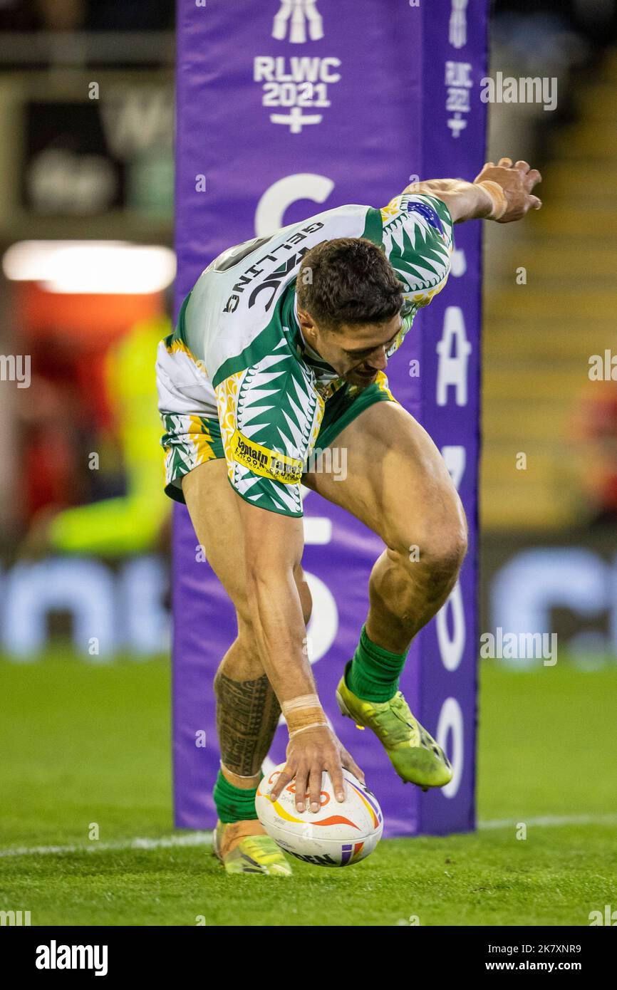 Leigh Sports Village, Greater Manchester, UK. 19th October 2022; Leigh ...