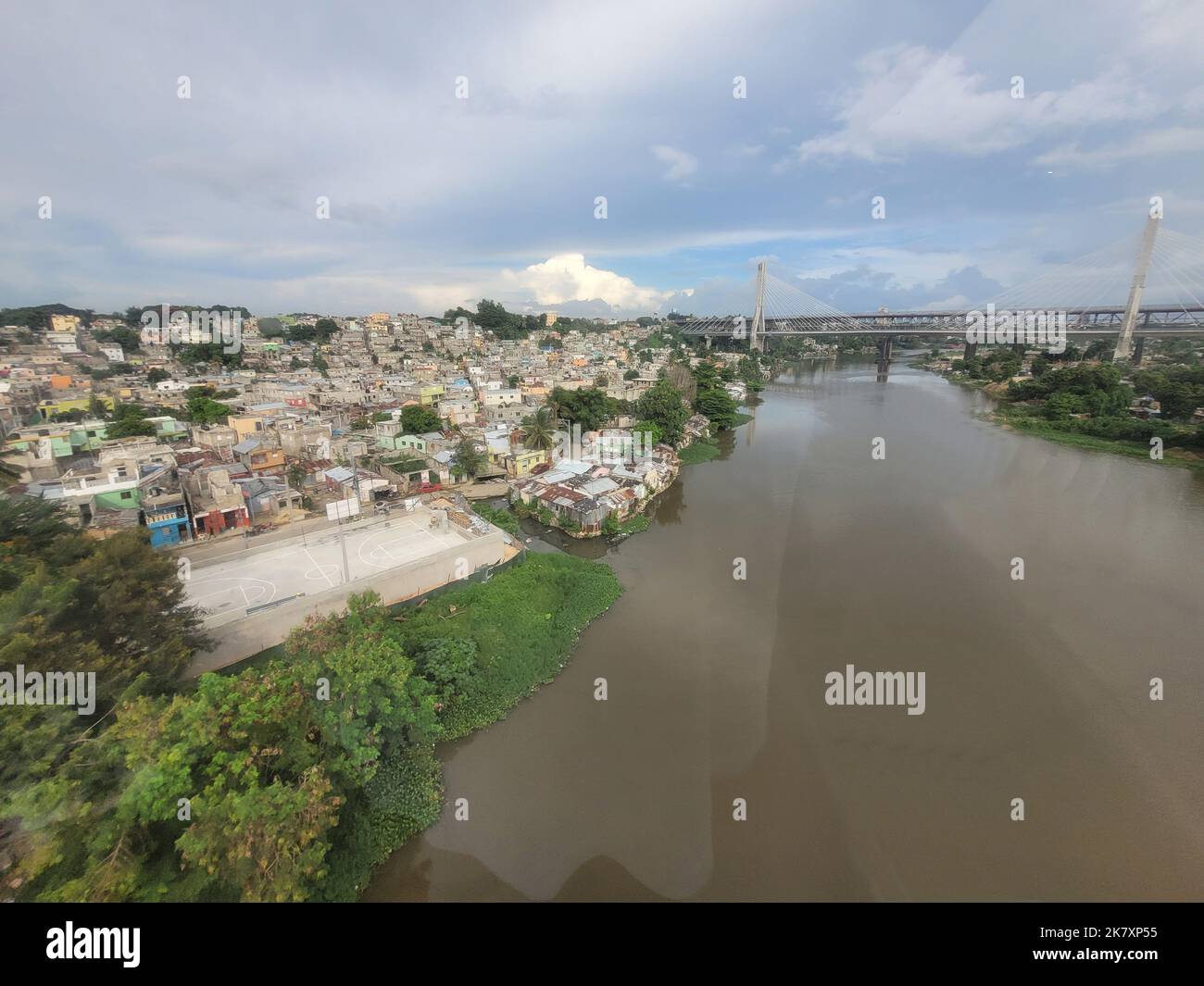 aerial view over rio isabella river in santo domingo Stock Photo - Alamy