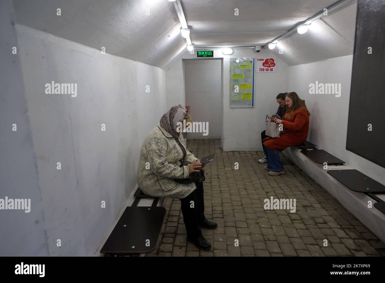 Kharkiv, Ukraine. 19th Oct, 2022. KHARKIV, UKRAINE - OCTOBER 19, 2022 ...