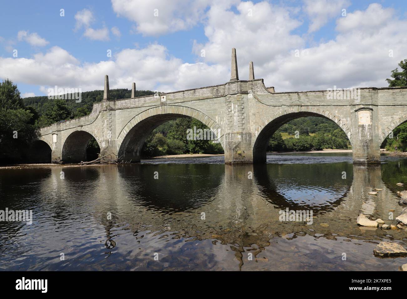 General Wade's bridge over River Tay Aberfeldy Scotland August 2021 ...