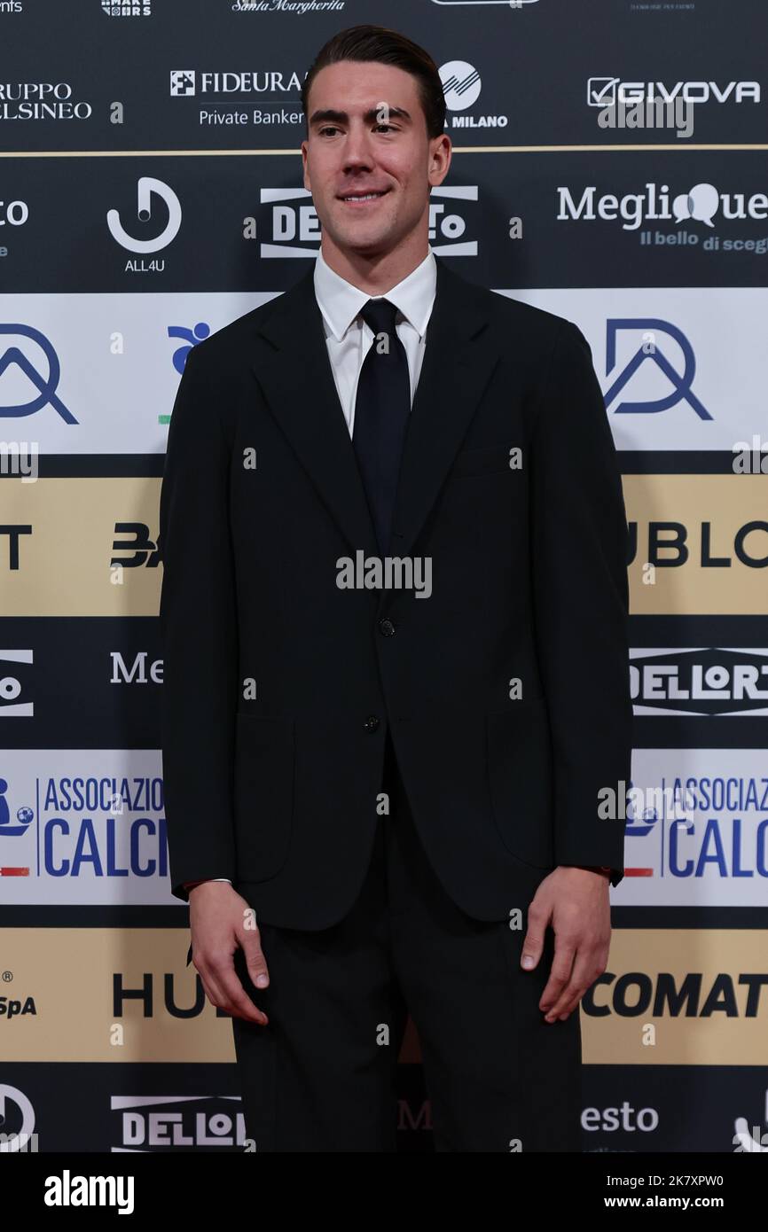 Rho, Italy. 17th Oct, 2022. Dusan Vlahovic during the Gran Gala del ...