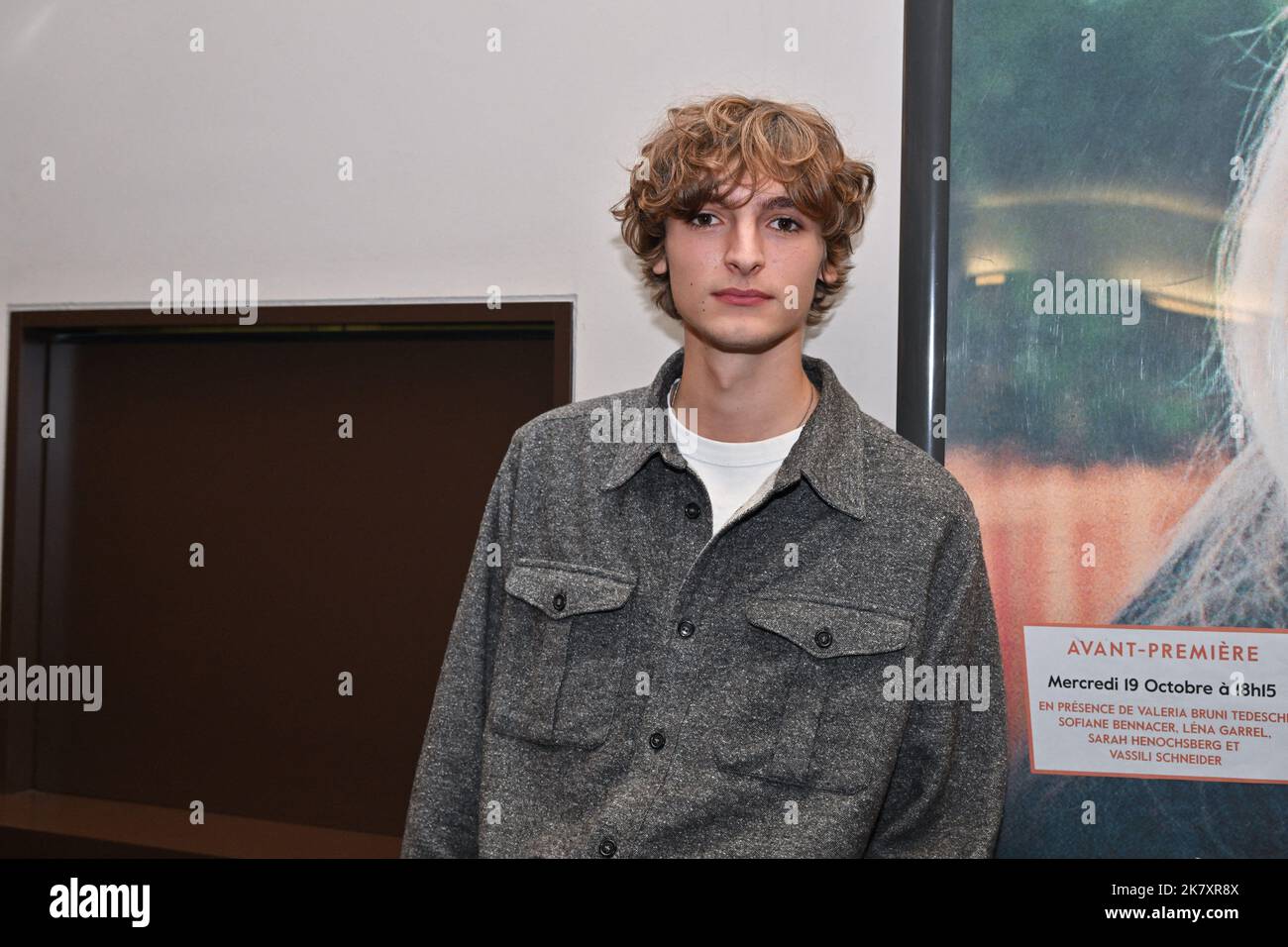 Vassili Schneider attends the screening of the movie Les Amandiers ...