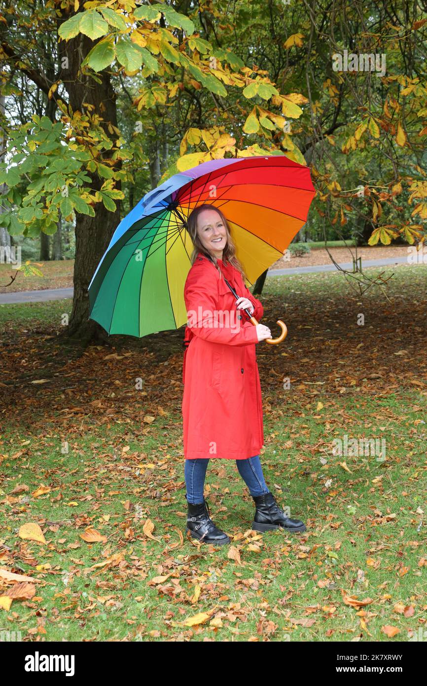 Attractive middle aged caucasian women in Belleisle Park, Ayr, Ayrshire ...