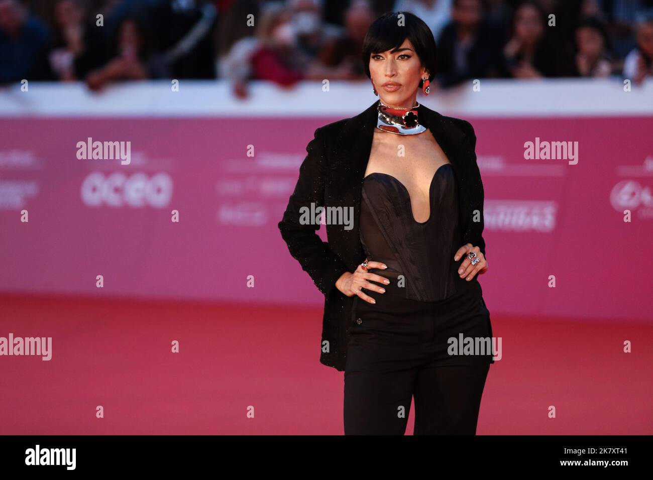Rome, Italy. 18th Oct, 2022. Nina Zilli attends the red carpet of the ...