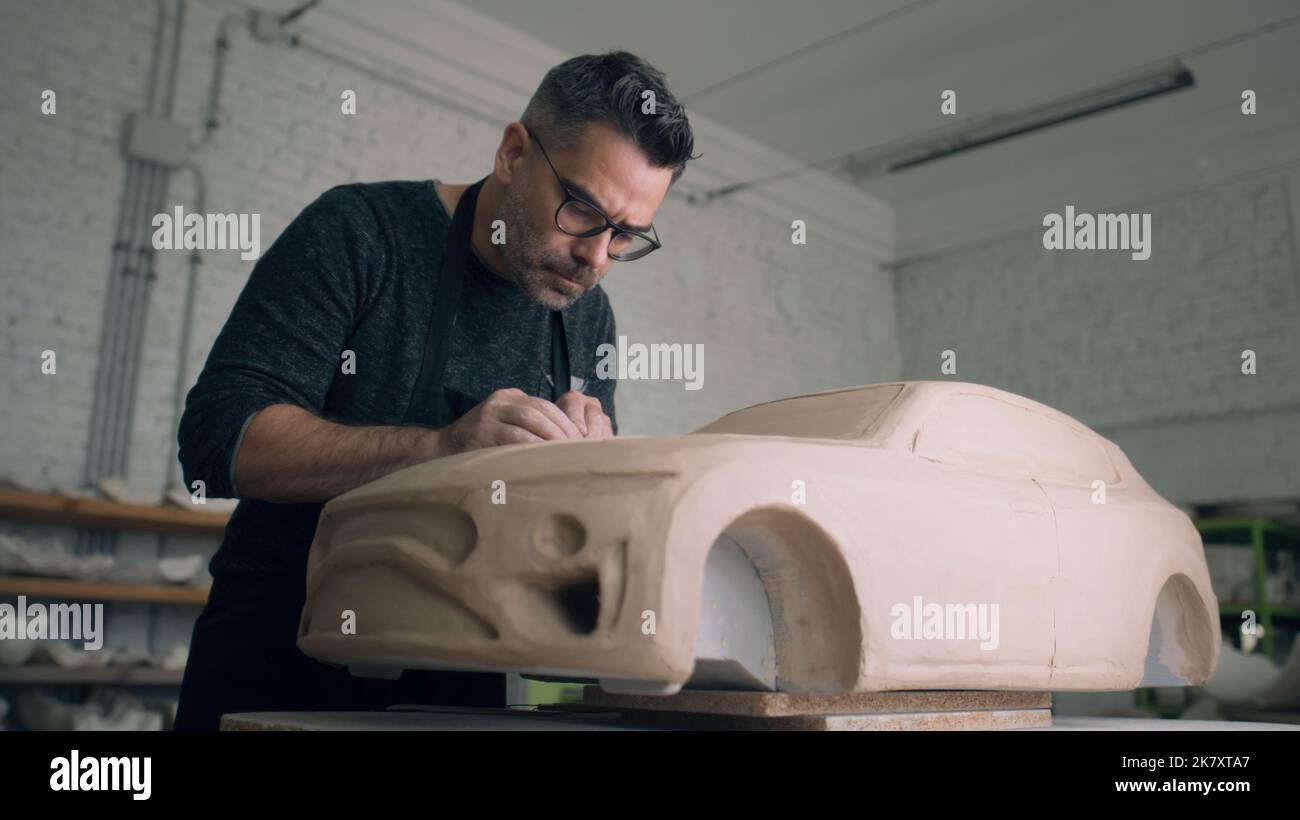 Ceramist works closely on design hi-res stock photography and images ...