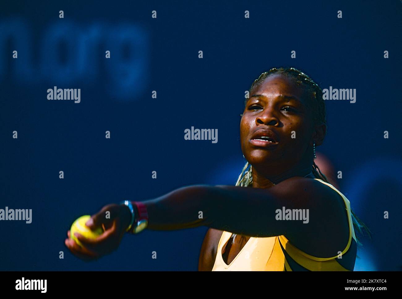 Serena Willaim at the 2001 US Open Stock Photo - Alamy