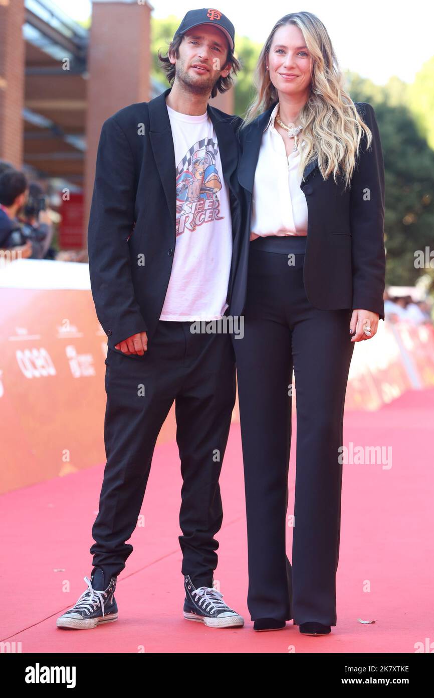 Rome, Italy. 18th Oct, 2022. (l) Hopper Penn and (r) Dylan Penn attend ...