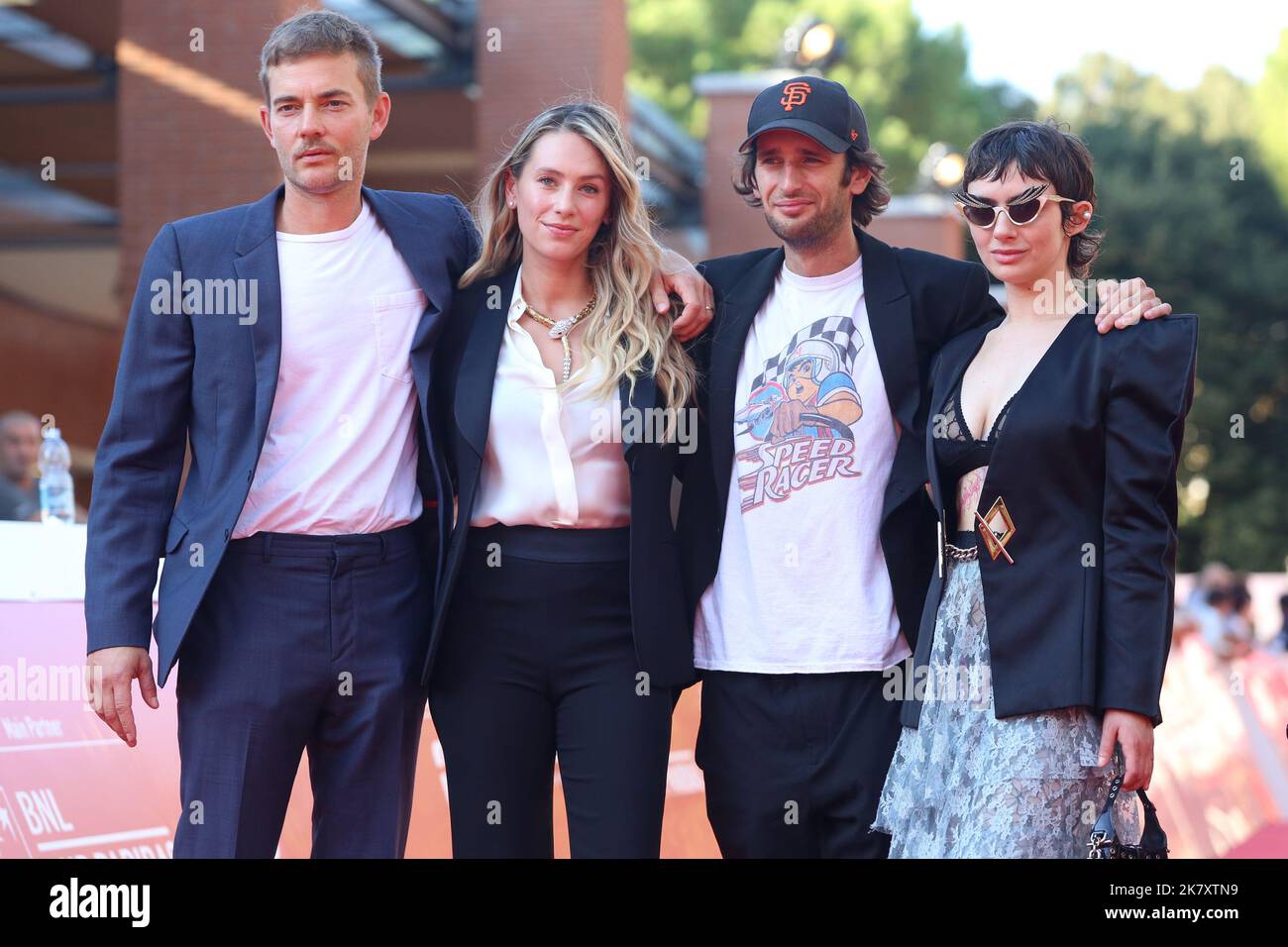 Clarence Fuller, Dylan Penn, Hopper Penn and Zoë Bleu attend the red ...