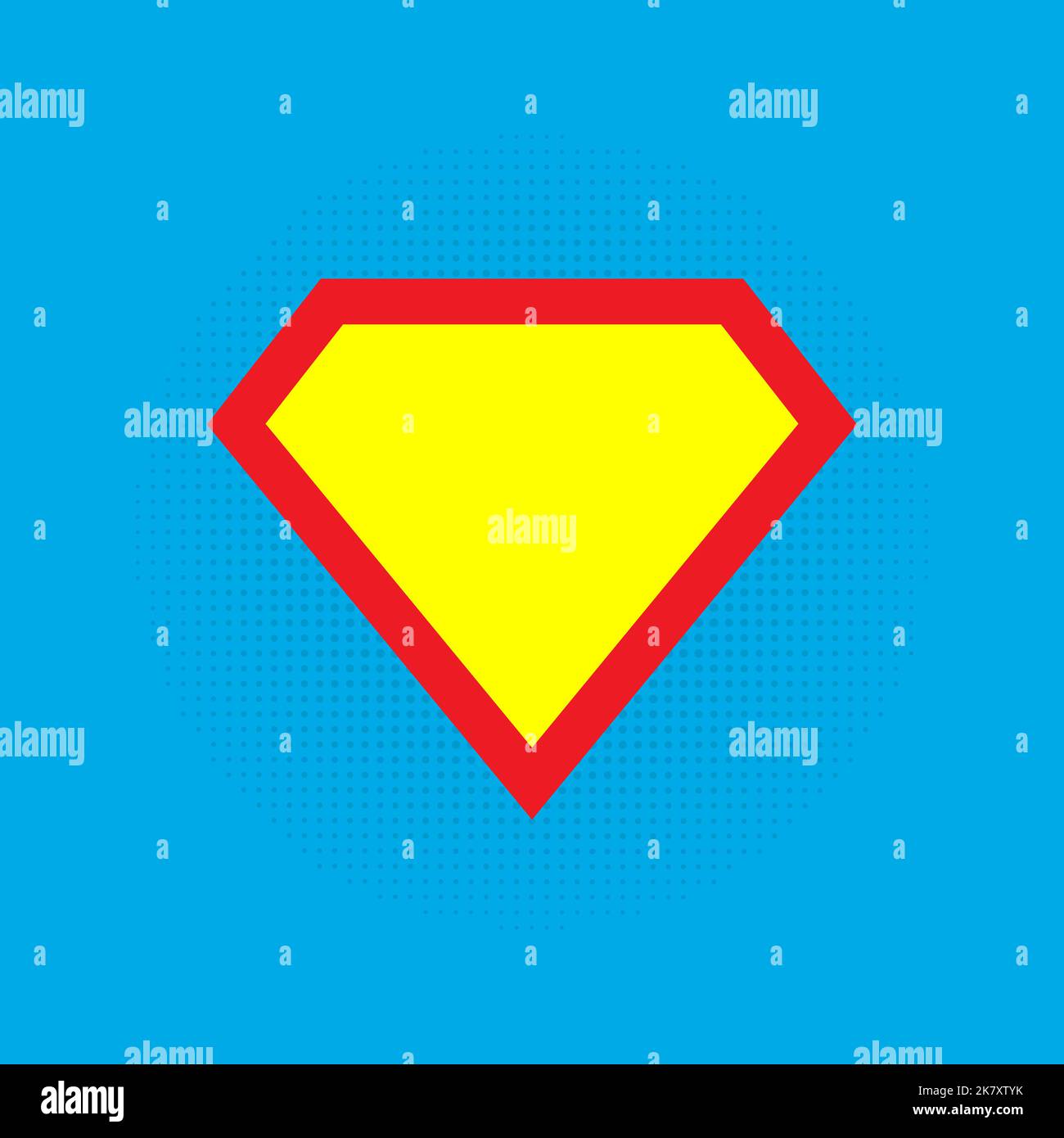 Superman logo vector hi-res stock photography and images - Alamy