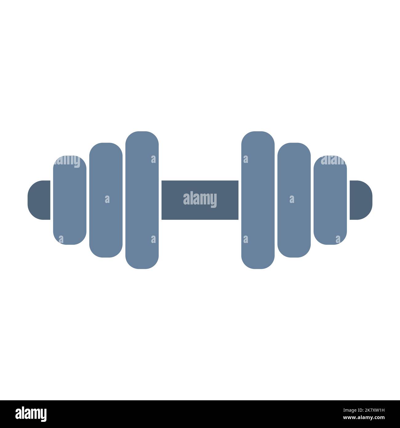 Dumbbell gym. Barbell vector modern icon Stock Vector Image & Art - Alamy