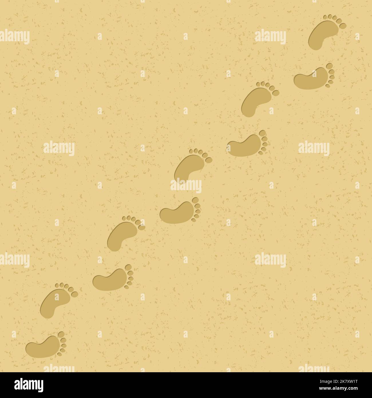 Footstep island Stock Vector Images - Alamy