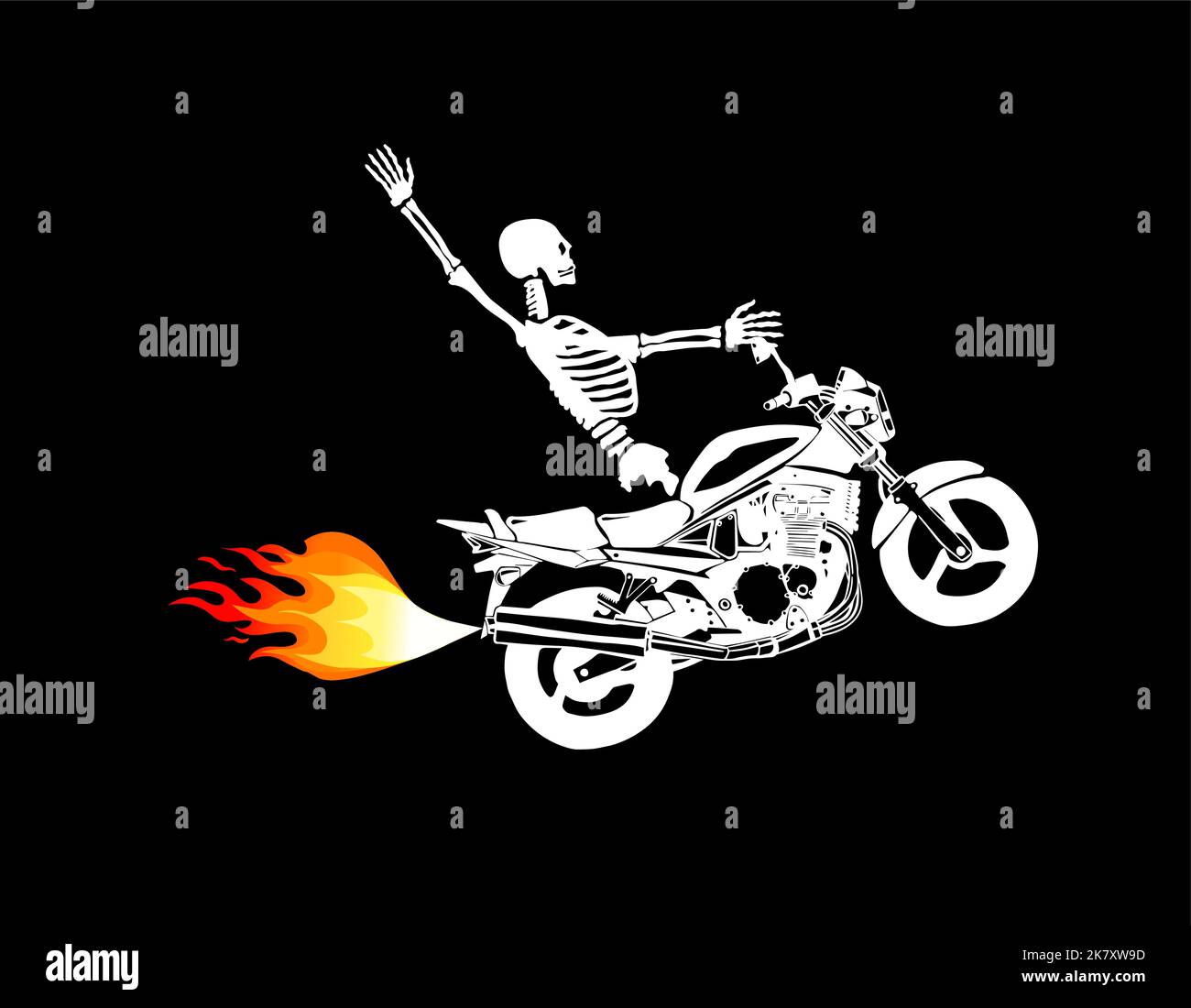 Ghost rider chopper motorcycle hi-res stock photography and images - Alamy
