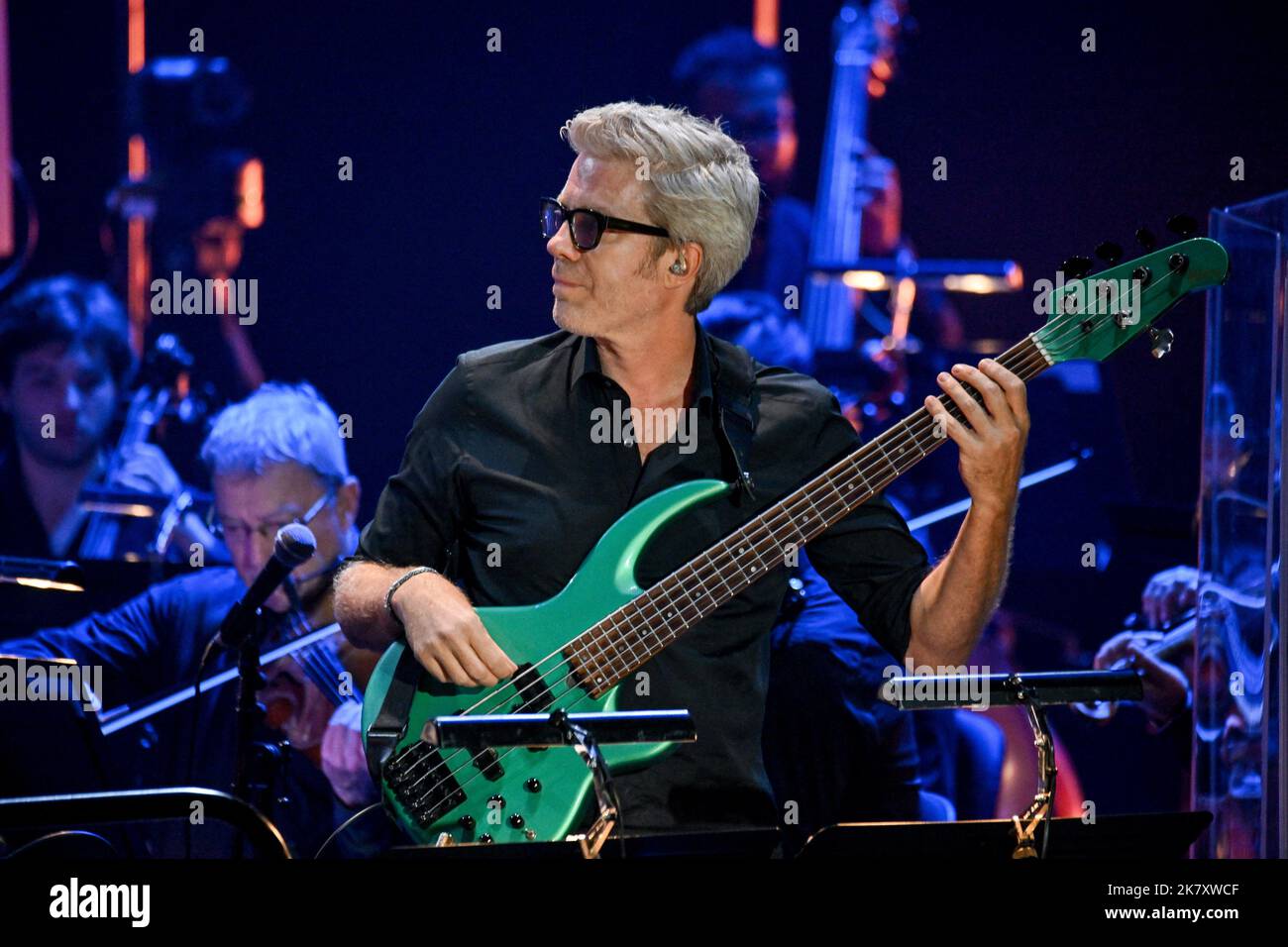 Kyle Eastwod performs live on stage with his quintet band and Lyon’s ...