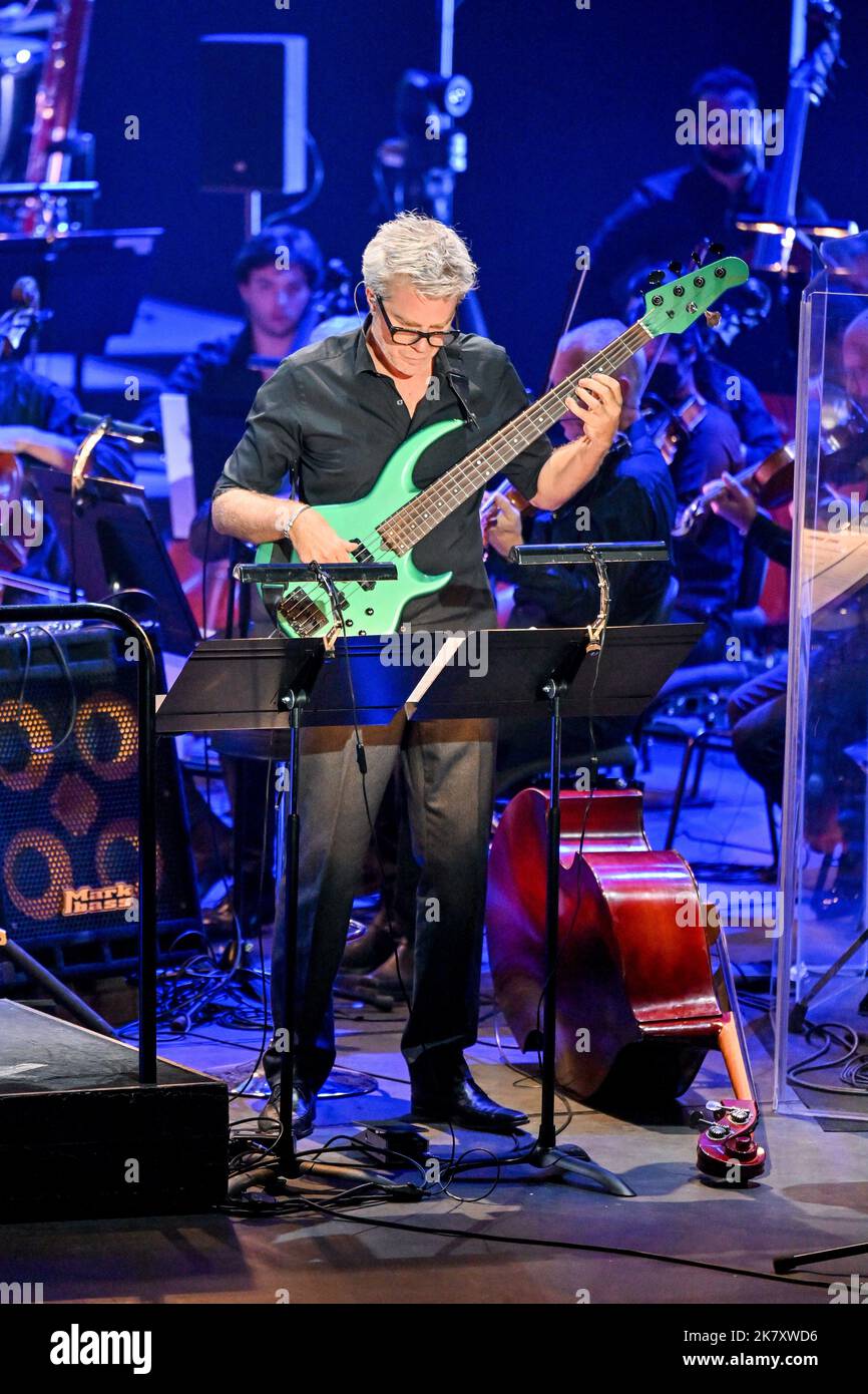 Kyle Eastwod performs live on stage with his quintet band and Lyon’s ...