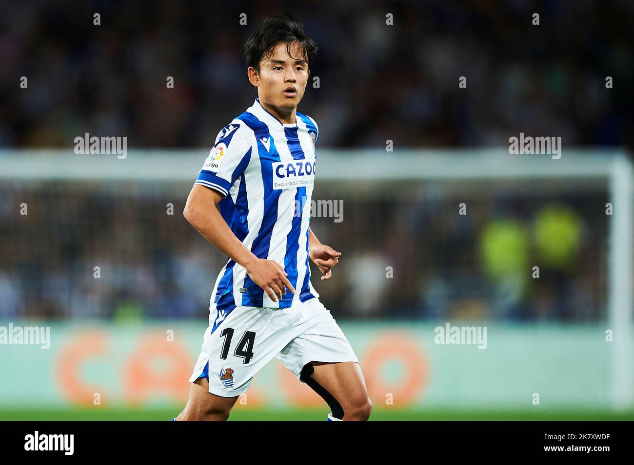 Takefusa Kubo of Real Sociedad during the La Liga match between Real ...