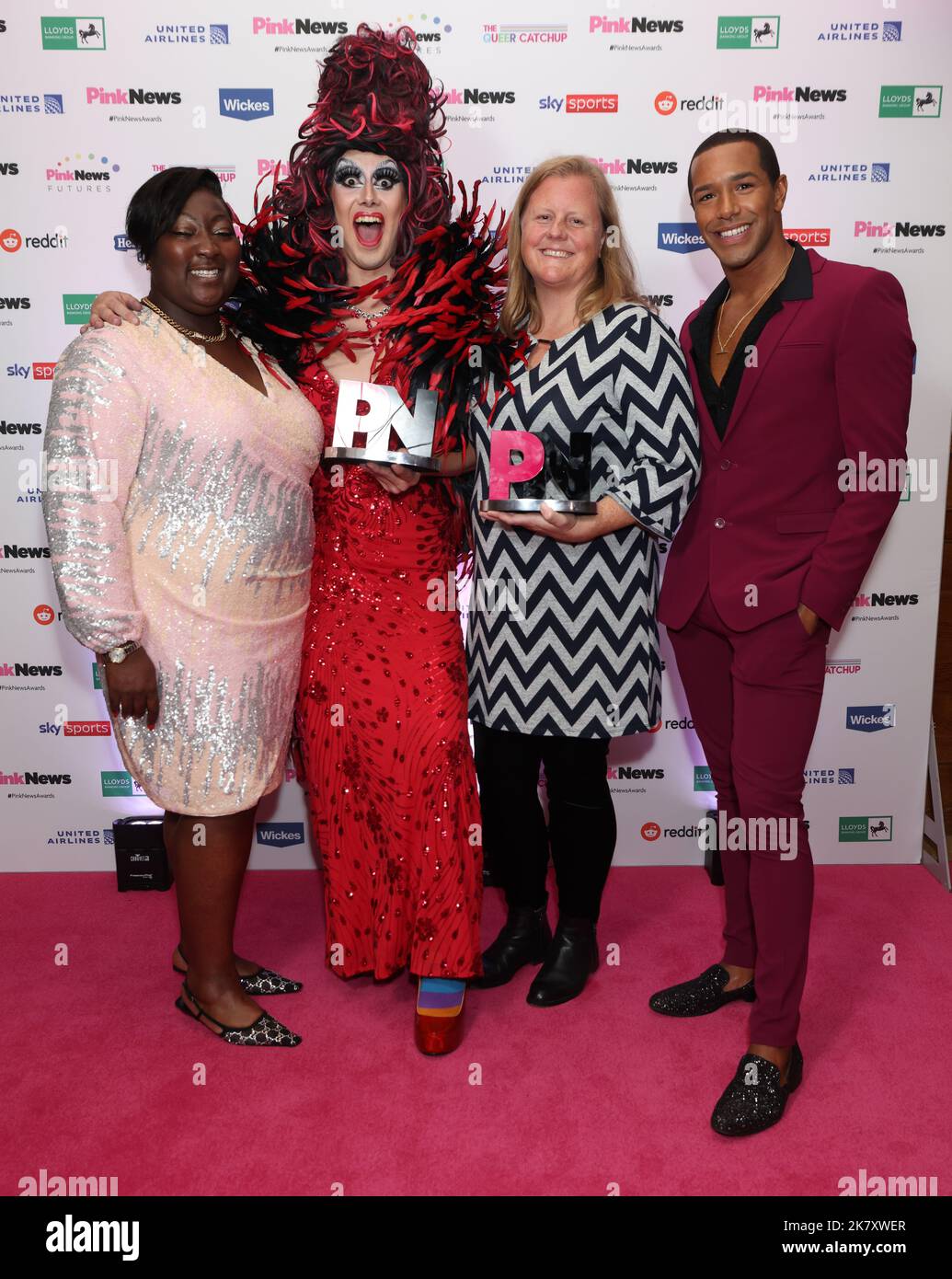 (left to right) Lady Phyll, Aida H Dee, Yvonne Owino-Wamari and Michael ...