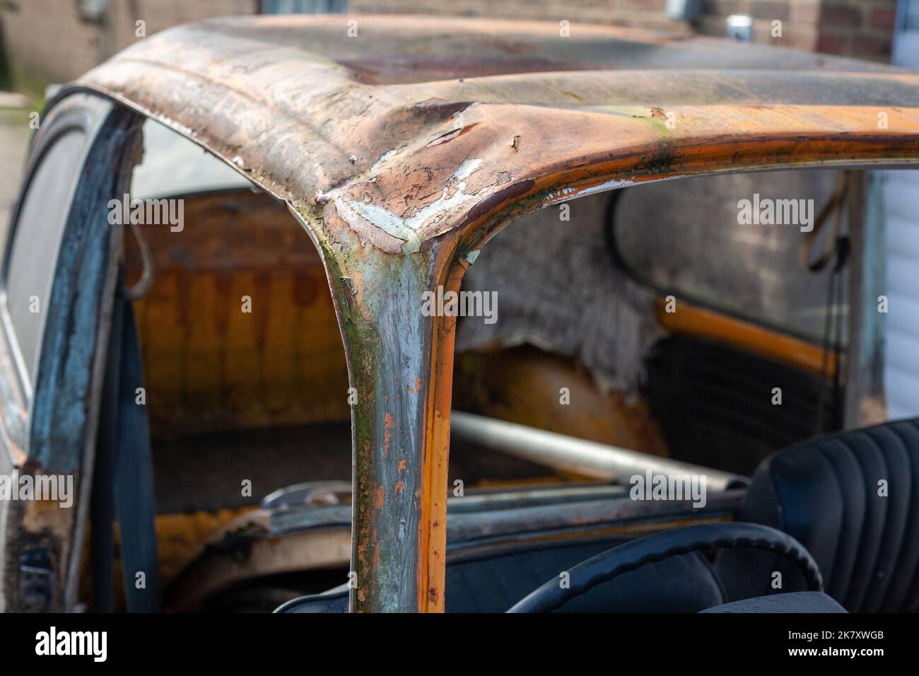 Interior abandoned car scrap hi-res stock photography and images - Alamy