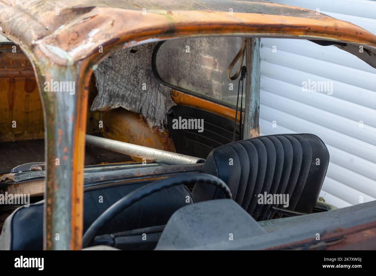 Interior abandoned car scrap hi-res stock photography and images - Alamy