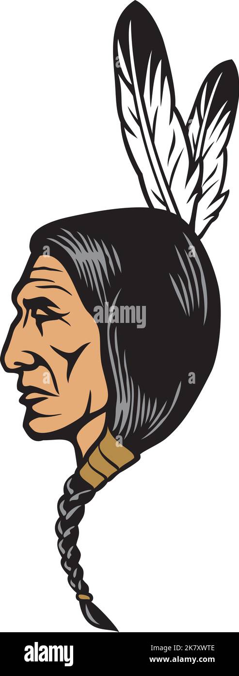 Indian chief head hi-res stock photography and images - Alamy