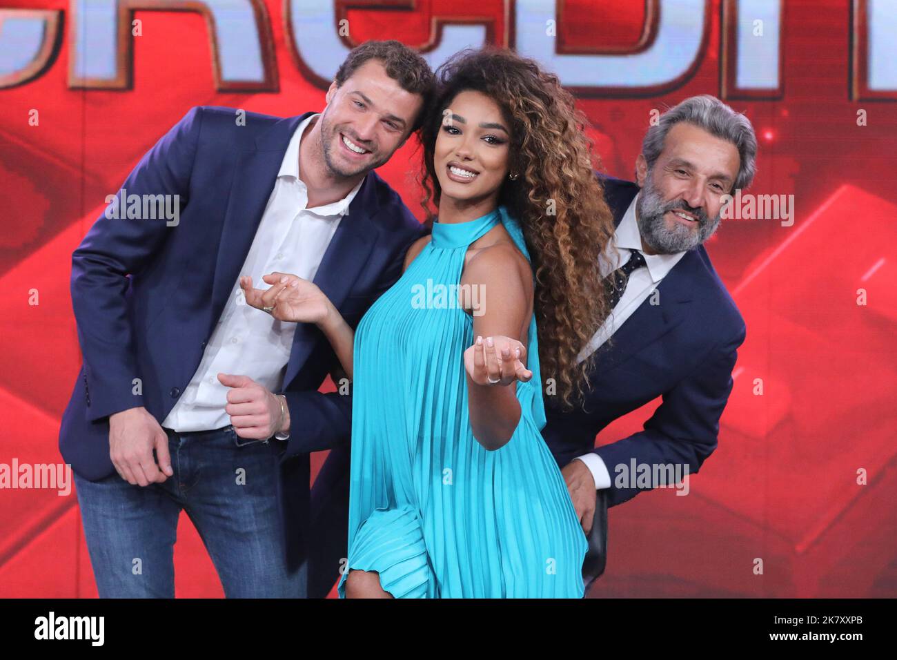 Rome, Italy. 18th Oct, 2022. Rome, Rai studios ex Dear, TV show "L ...