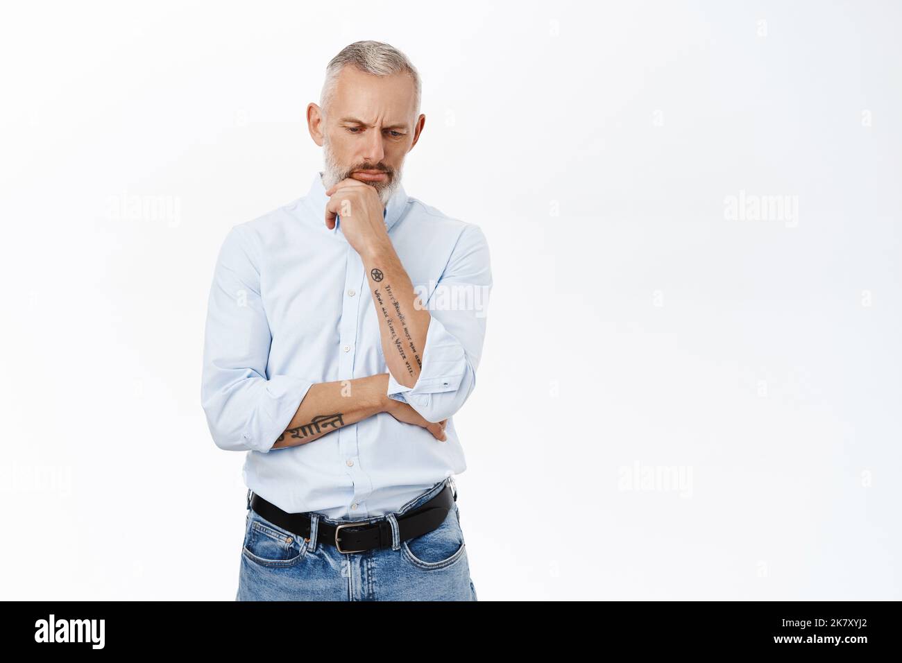 Space decision making face hand hi-res stock photography and images - Alamy