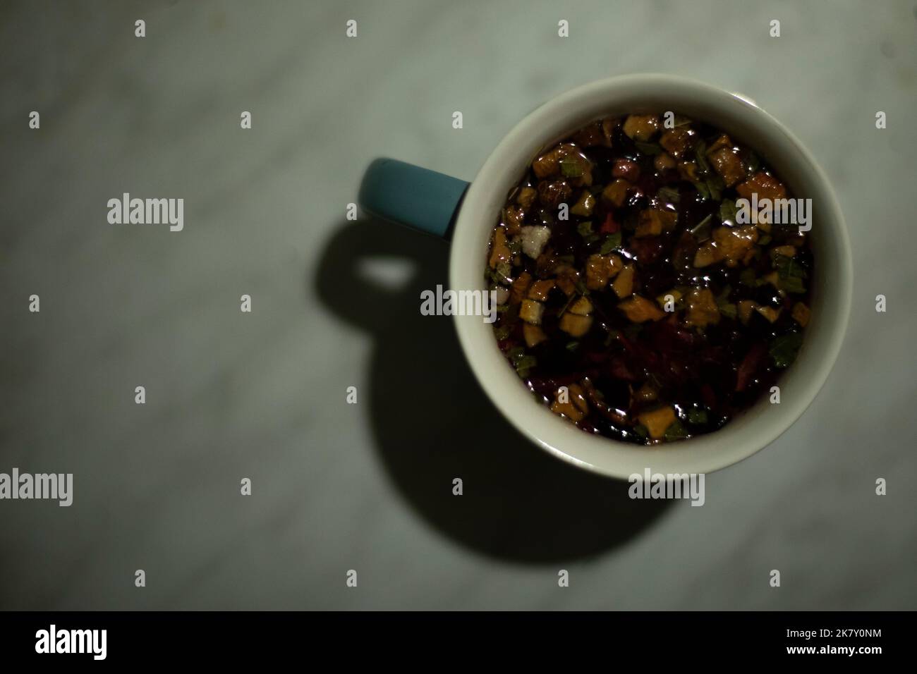 Cup of tea. Mug on table. Delicious tea Stock Photo - Alamy