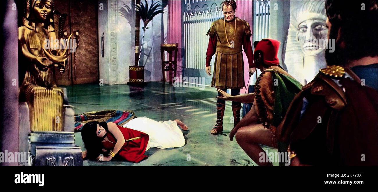 Elizabeth Taylor, Rex Harrison Film: Cleopatra (USA/UK/CH 1963 ...