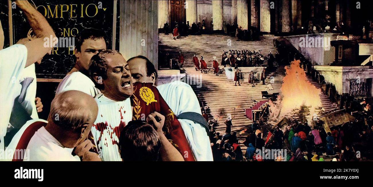 Rex Harrison Film: Cleopatra (USA/UK/CH 1963) Characters: Caesar ...