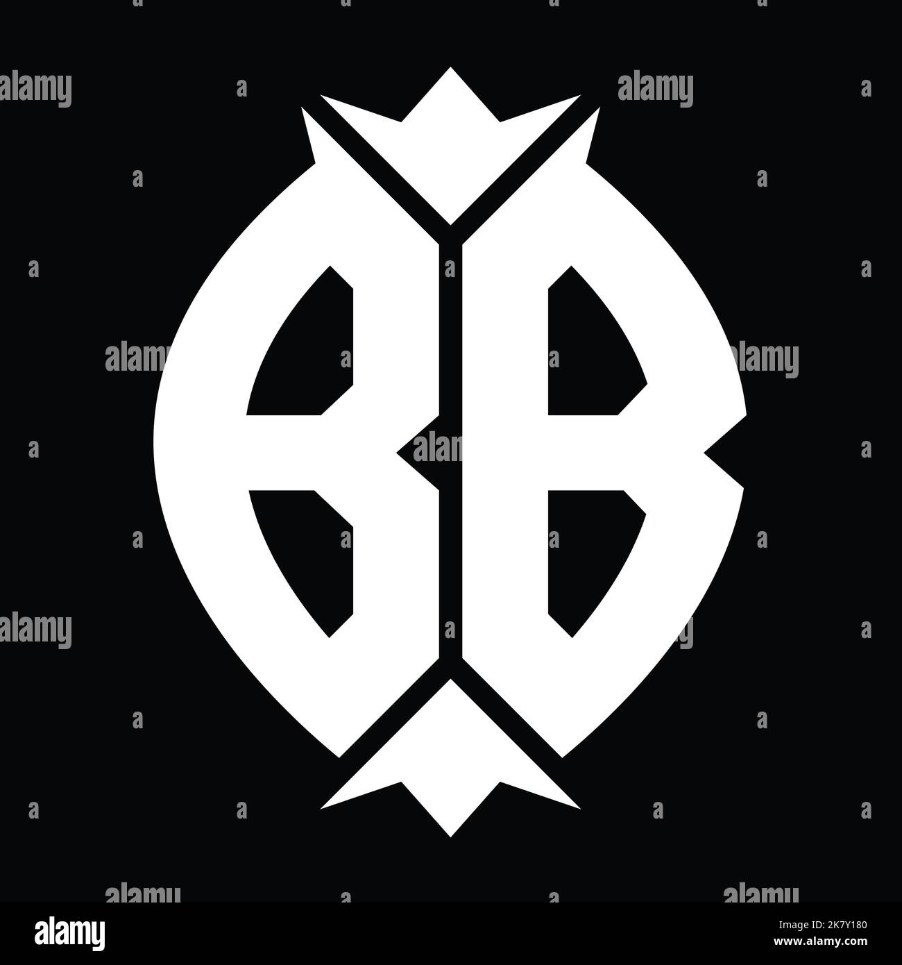 Modern monogram hi-res stock photography and images - Alamy