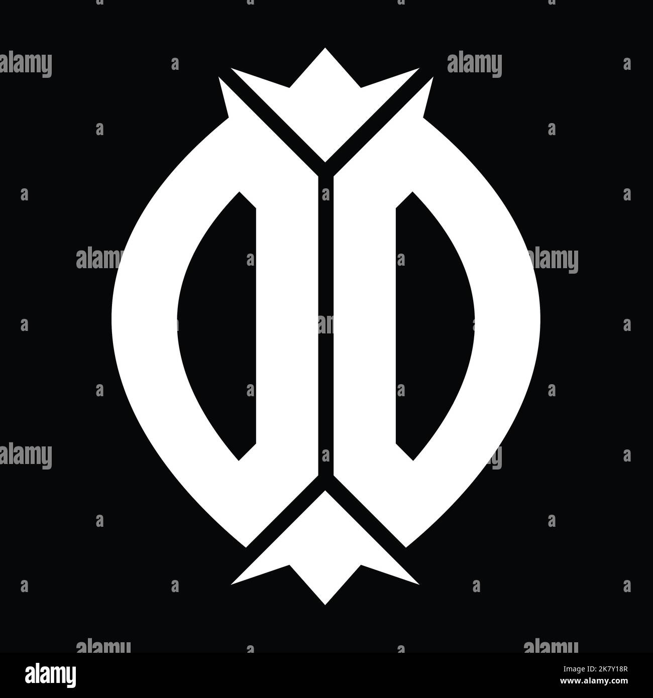 Od logo design hi-res stock photography and images - Alamy