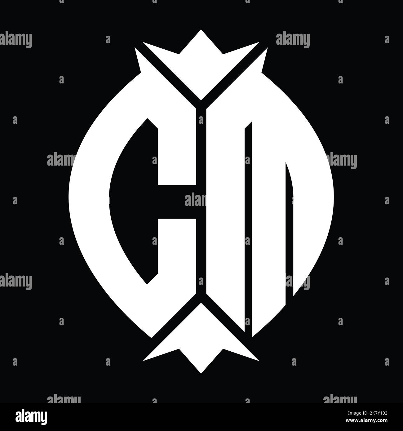 Mc logo design hi-res stock photography and images - Alamy