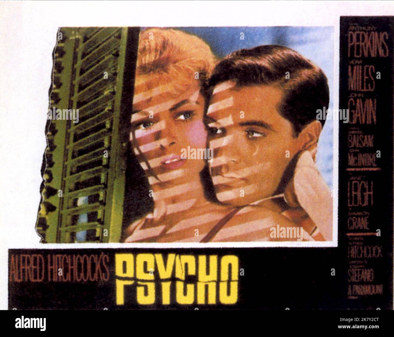 Movie Poster Film: Psycho (USA 1960) Director: Alfred Hitchcock 29 ...
