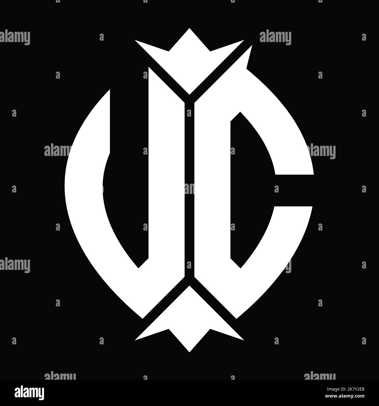 Letter uc logo hi-res stock photography and images - Alamy