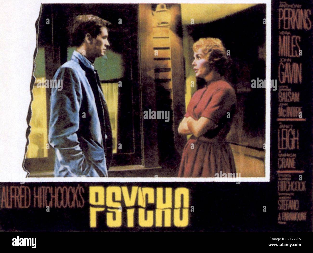 Movie Poster Film Psycho (USA 1960) Director: Alfred Hitchcock 29 ...