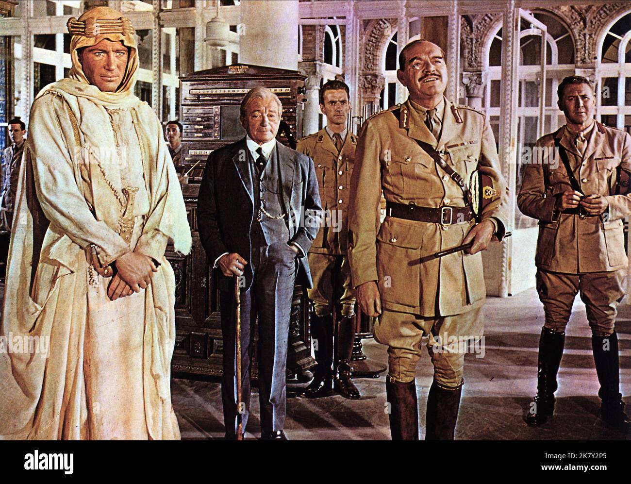 Peter O'Toole, Jack Hawkins & Anthony Quayle Film: Lawrence Of Arabia ...