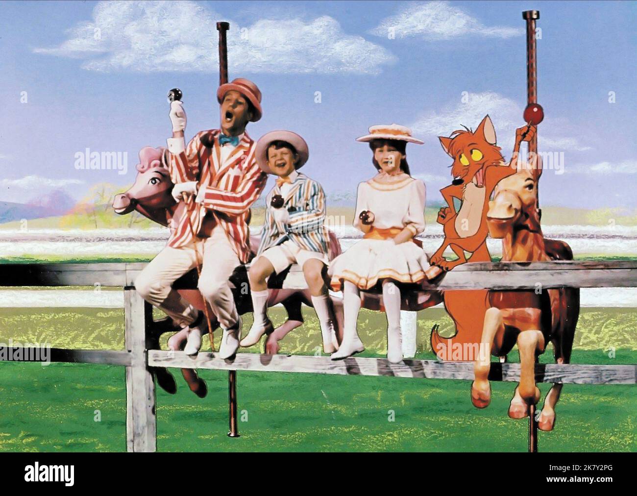 Dick Van Dyke, Matthew Garber & Karen Dotrice Film: Mary Poppins (USA ...