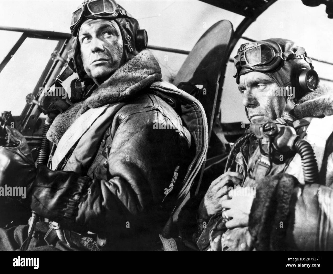 Cliff Robertson & Angus Lennie Film: 633 Squadron (1964) Characters ...