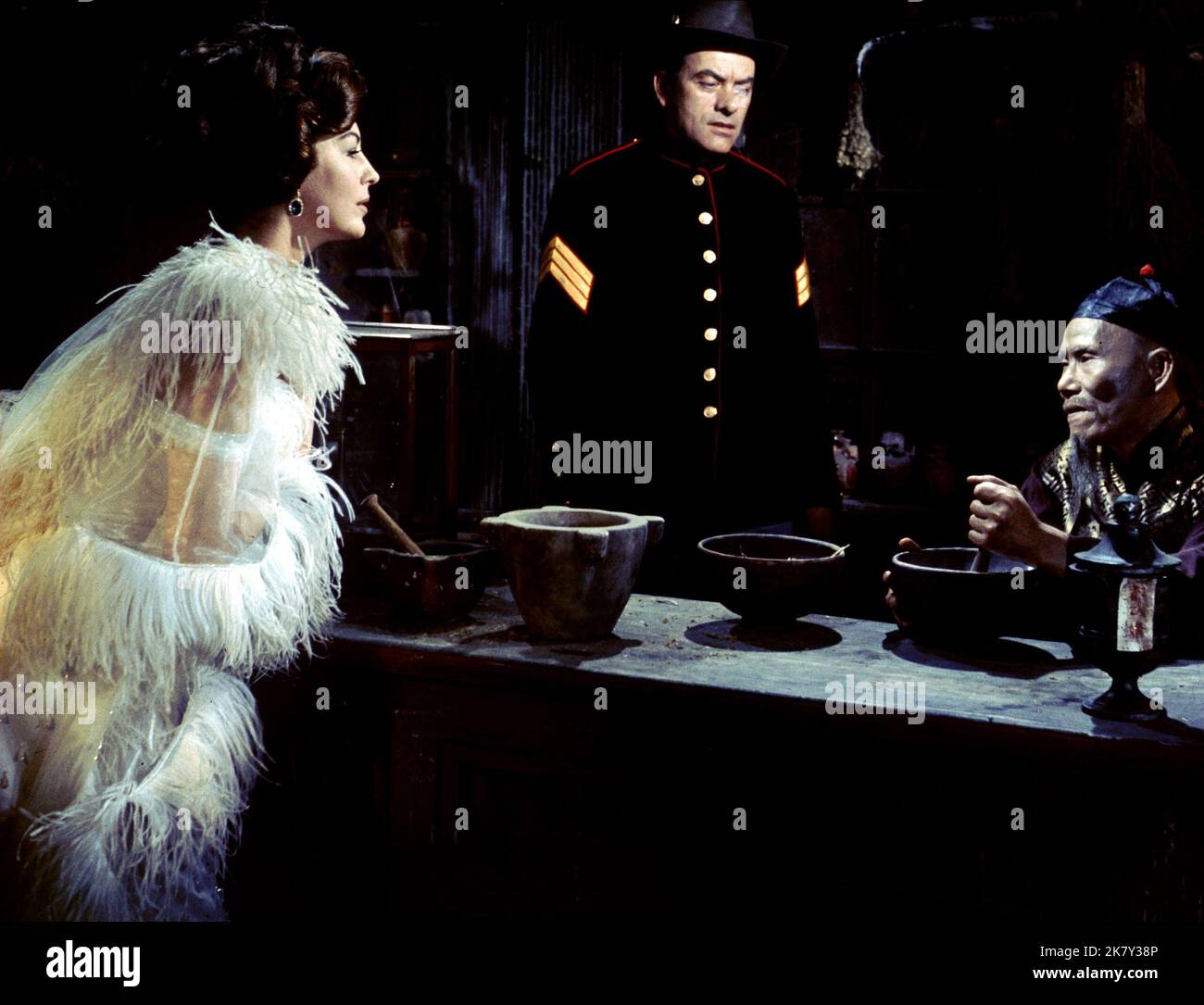 Ava Gardner & John Ireland Film 55 Days At Peking (USA 1963) Characters ...