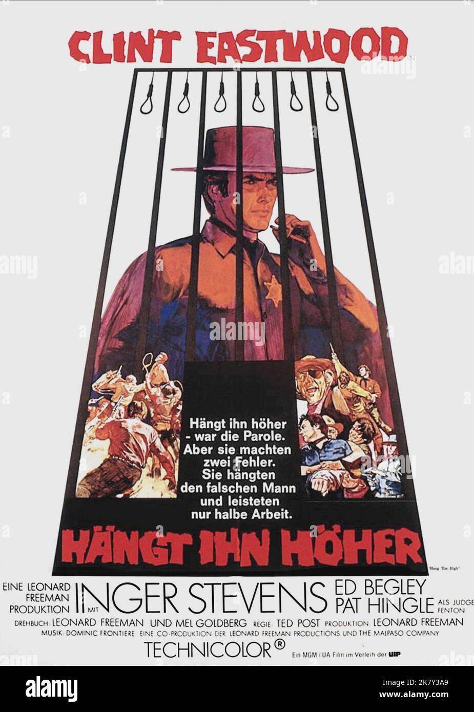 Clint Eastwood Film Hang 'Em High; Hang Em High (USA 1968) Characters ...