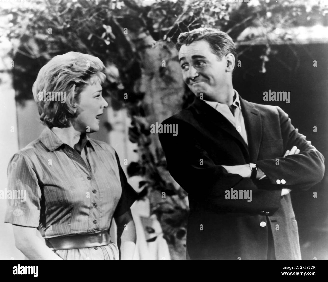 Connie hines mister ed alan young as carol post Black and White Stock ...