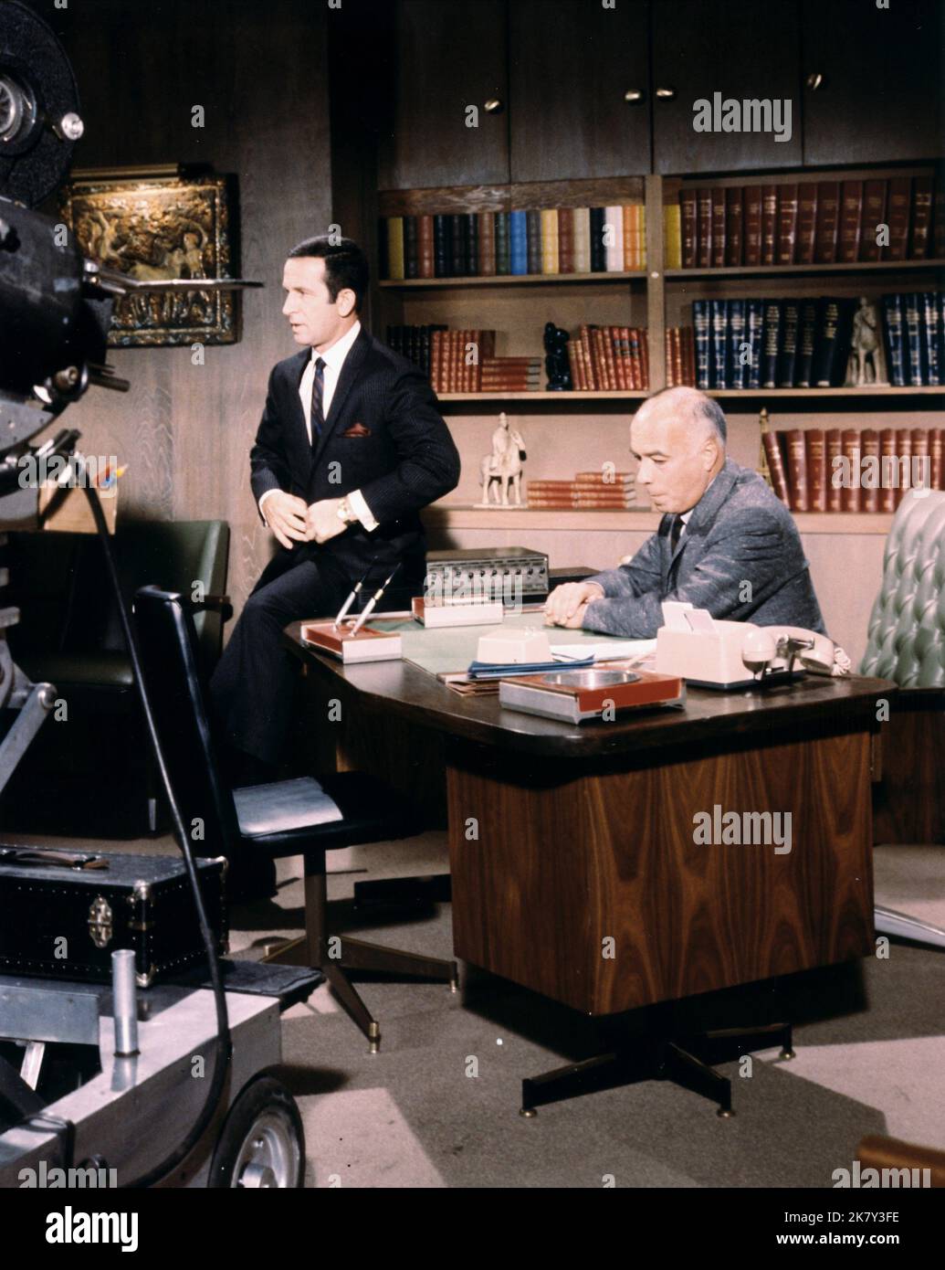 Don Adams & Edward Platt Television: Get Smart (1965) Characters: Maxwell Smart, Chief Director ...