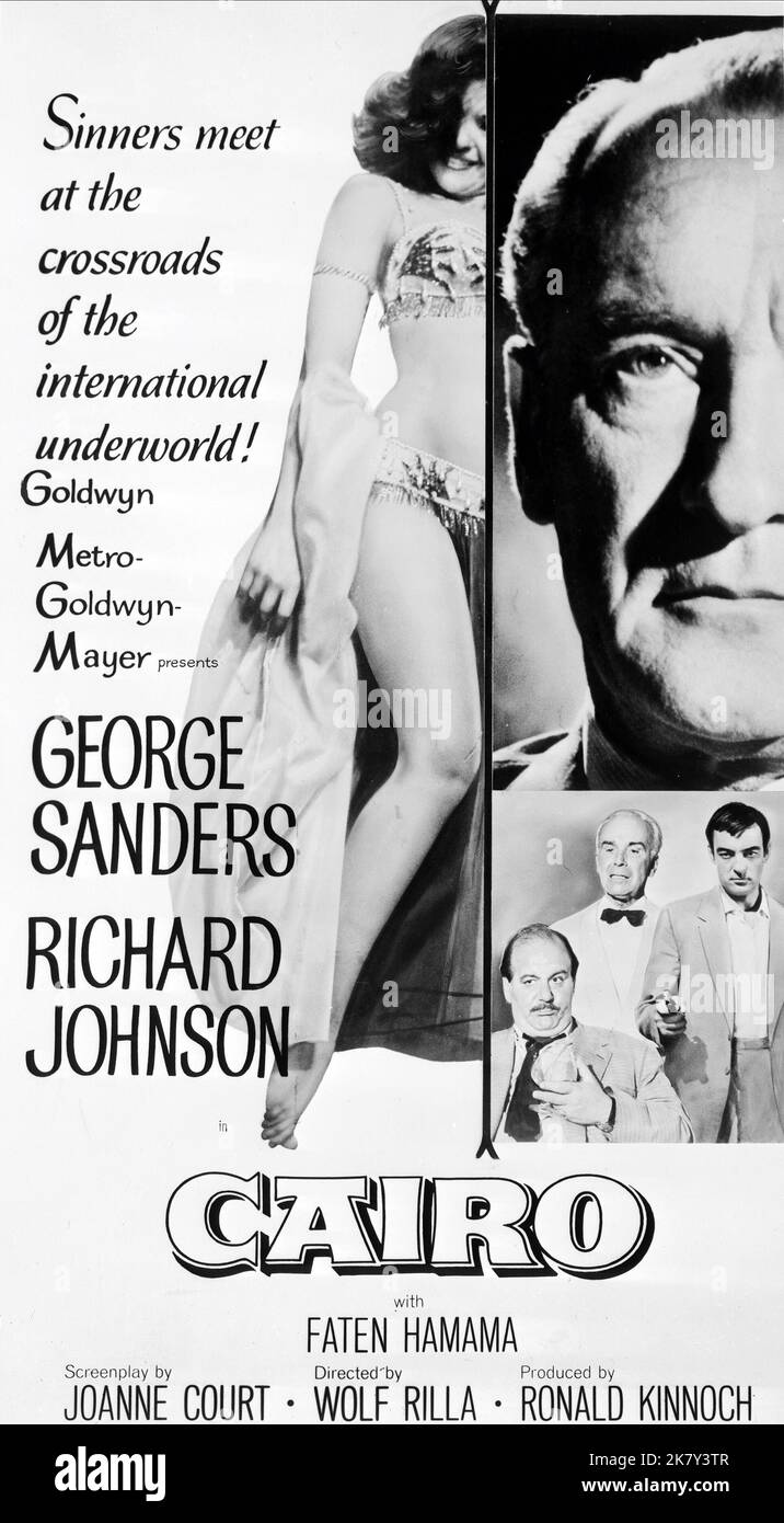 Movie Poster Film Cairo (1963) Director: Wolf Rilla 01 January 1963 **WARNING** This Photograph ...