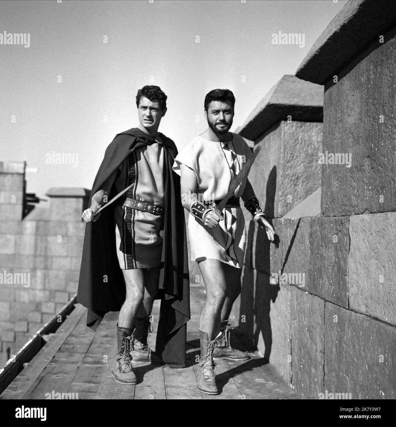 Don Burnett & Guy Williams Film Damon And Pythias (1969) Characters ...